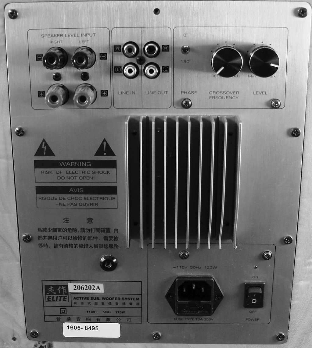 Innovative Audio Elite Active Subwoofer panel – Innovative Audio